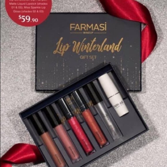 Farmasi | Makeup | Lip Winterland Set Gift Set Holiday Gloss | Poshmark